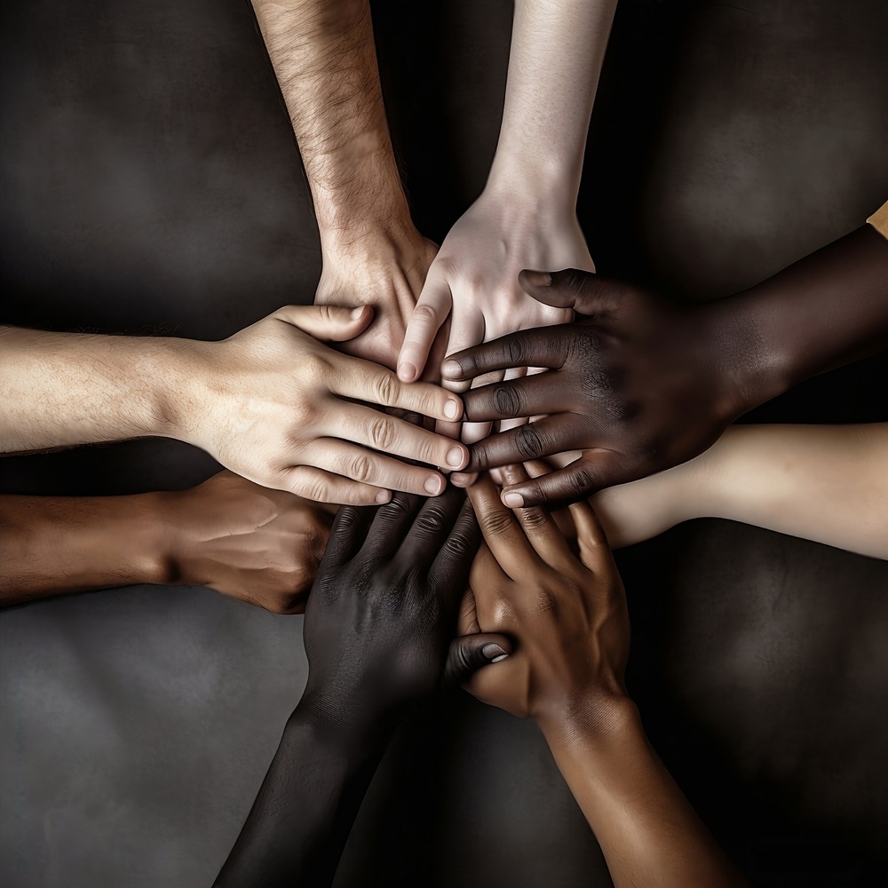 Charity helping hands